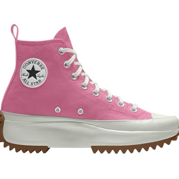 Converse | Shoes | Custom Pink Run Star Converse | Poshmark